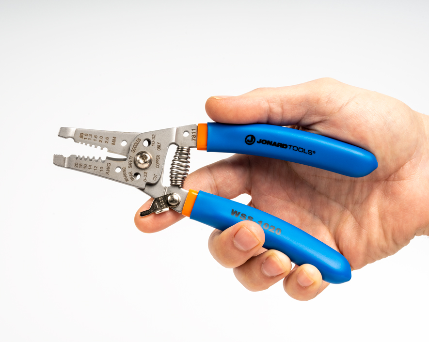 New Curved Wire Stripper Also Cuts, Curls, and Pulls | Jonard Tools