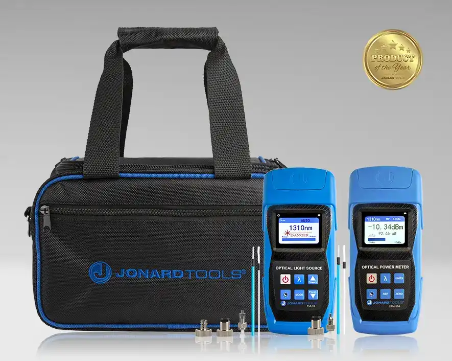 Fiber Power Meter & Optical Light Source Kit (-50 to +26 dBm, single ...