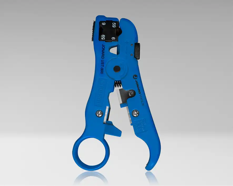 Universal Cable Stripping Tool for COAX, Network, and Telephone Cables ...